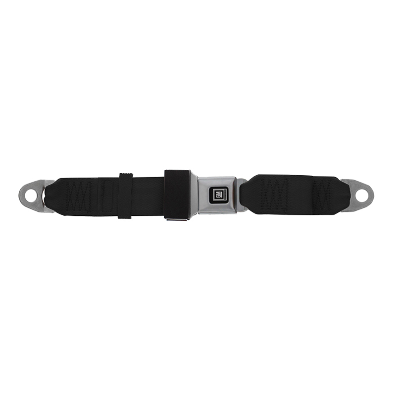 Lap Seat Belt Metal GM Push Button 48", Select Color: Replacement Seat ...