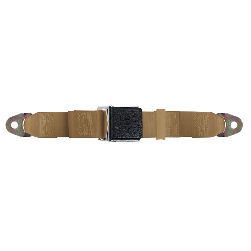 Lap Seat Belt, Wrinkled Lift Latch, Tan