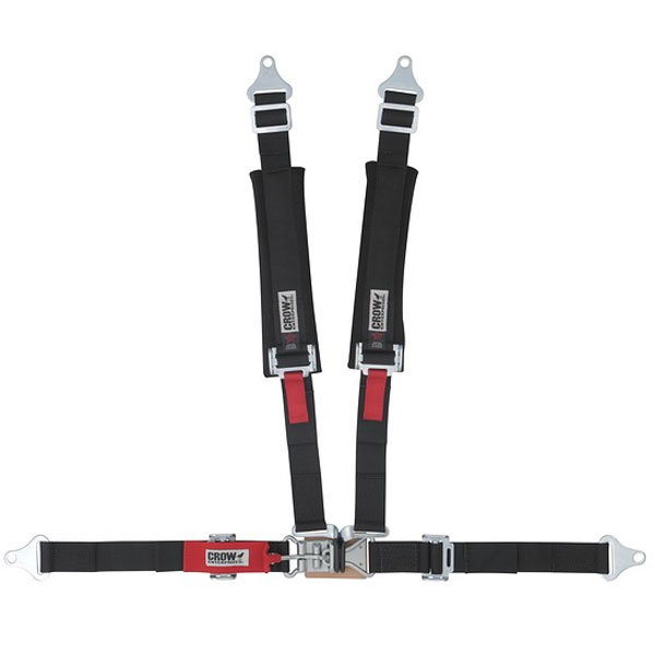 Crow 2X2 UTV 4-Point Harness with Pads, No Sternum Strap