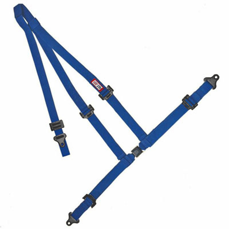 RJS Off-Road Y Harness | 2 Inch | Push Buckle | Floor Mount