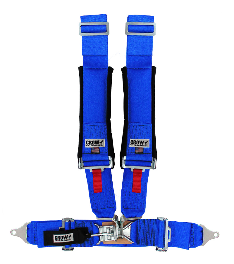 Crow 3X3 UTV 4-Point Harness with Pads, No Sternum Strap