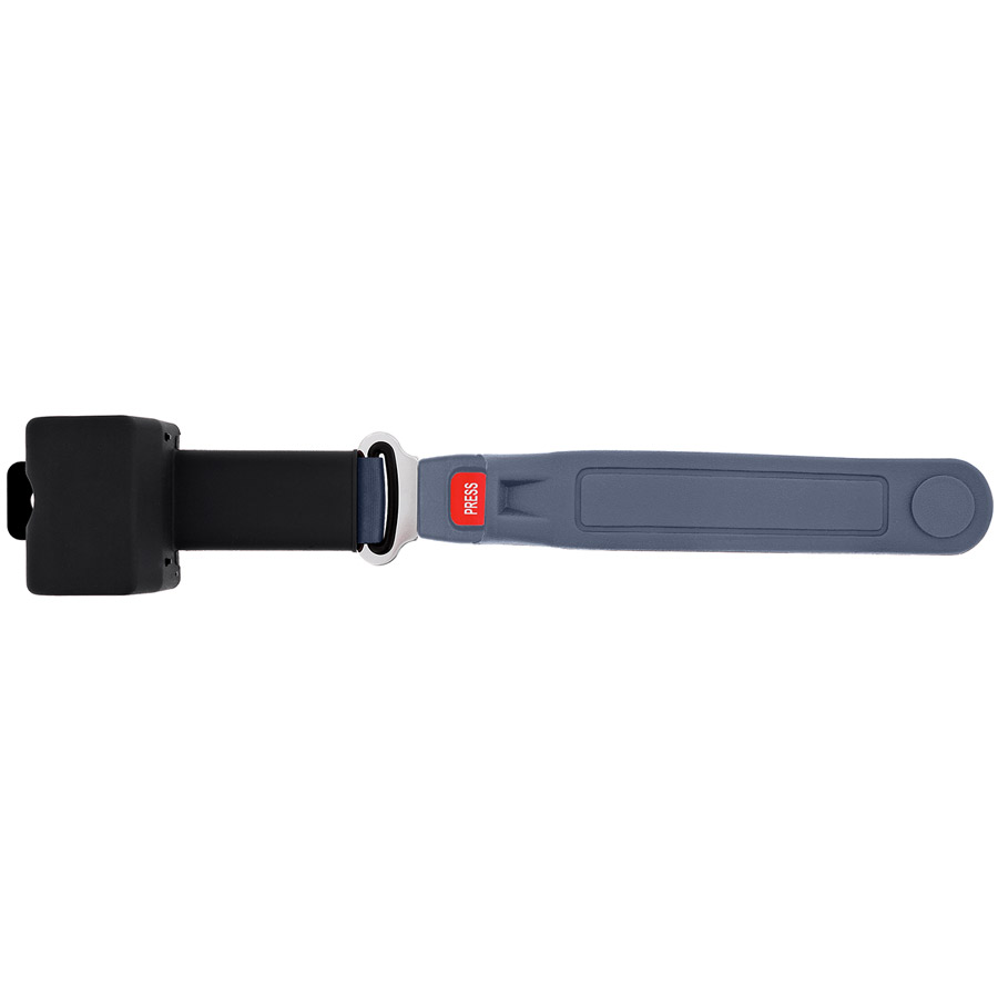 Retractable Lap Seat Belt | Push Button Buckle | Blue