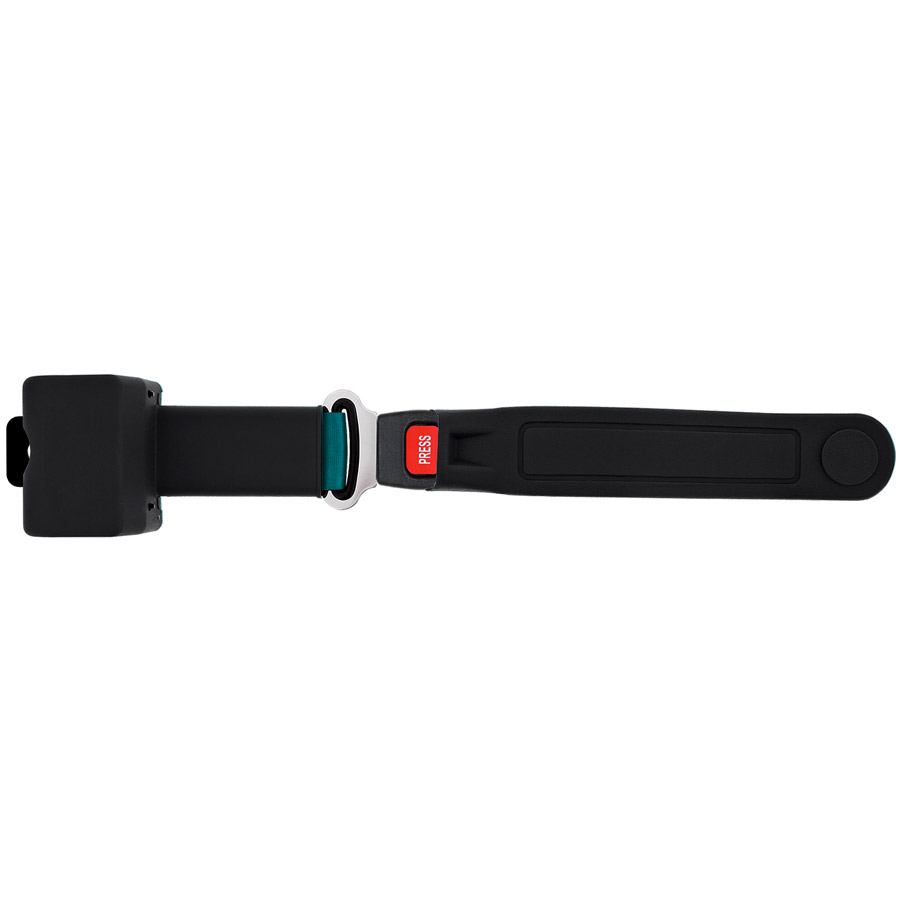Electric Blue Retractable Lap Belt with Push Button