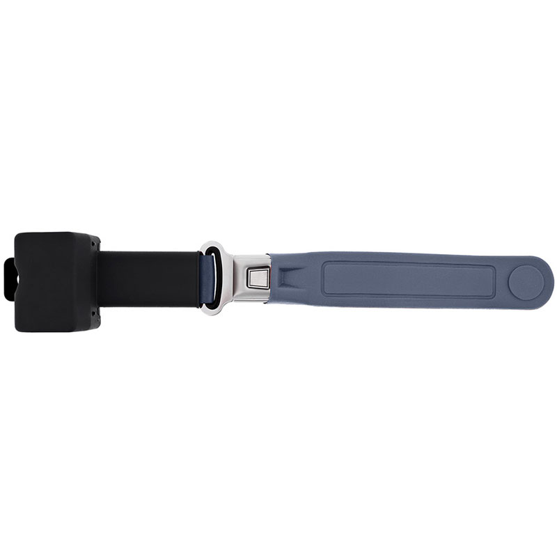 Retractable Lap Seat Belt | Metal Starburst Buckle | Blue